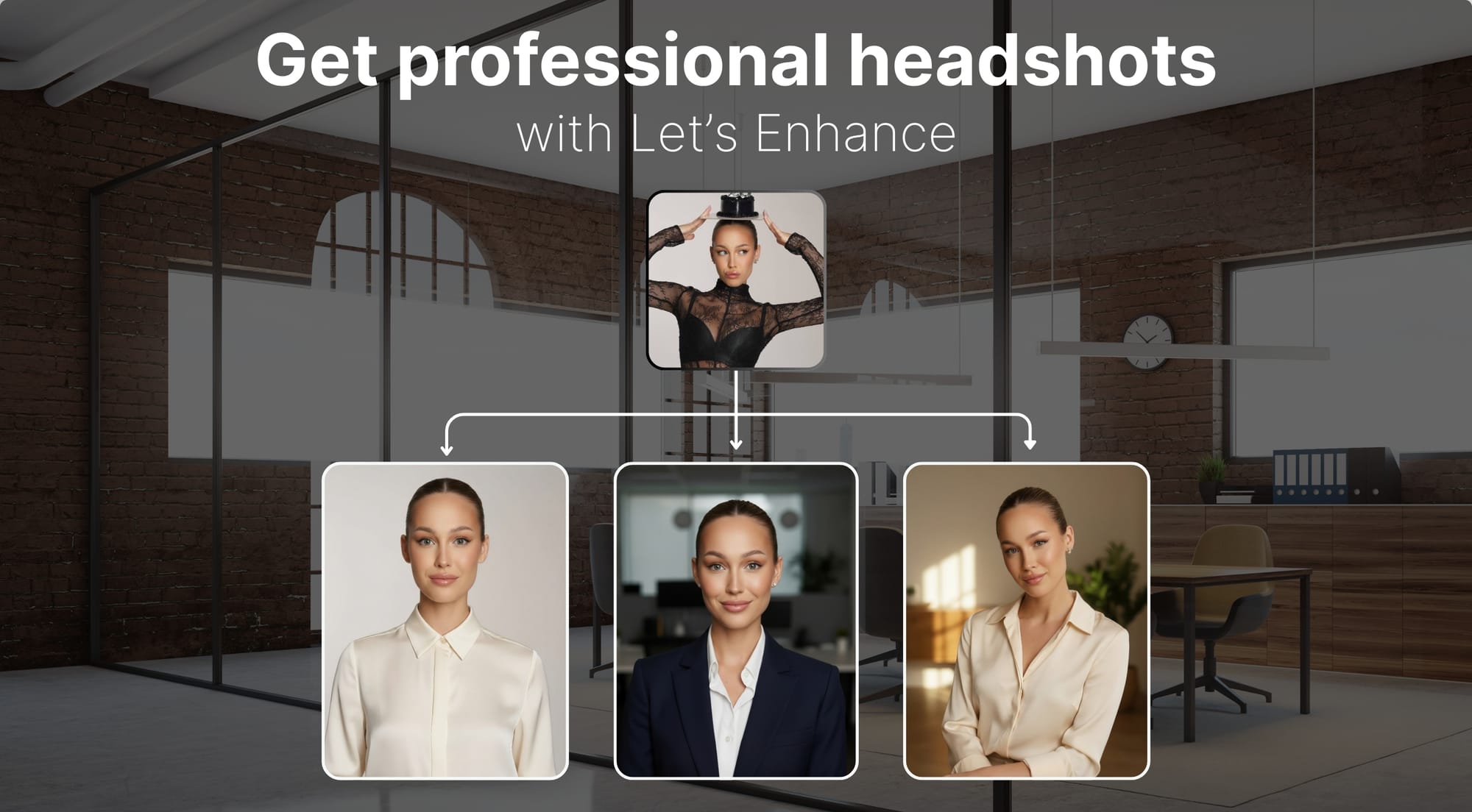 Turn any photo into a professional headshot | Let's Enhance 2026
