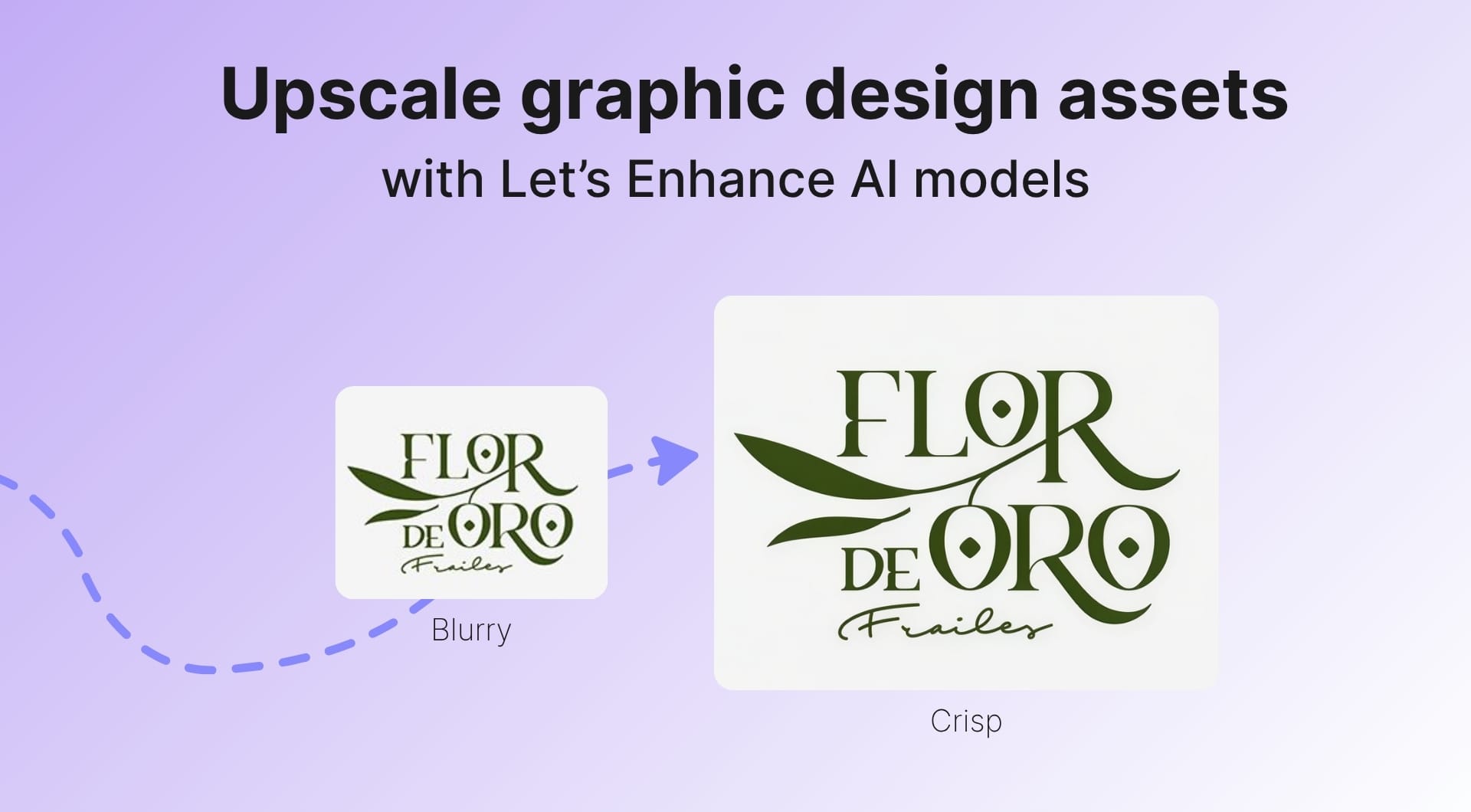 How to upscale graphic design work with AI without losing the original look