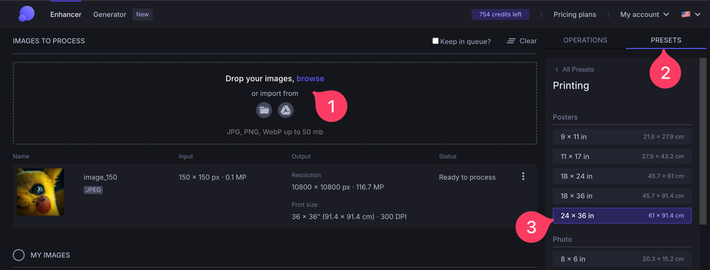 How to Upscale AI Images for Large Prints - LetsEnhance [2025]
