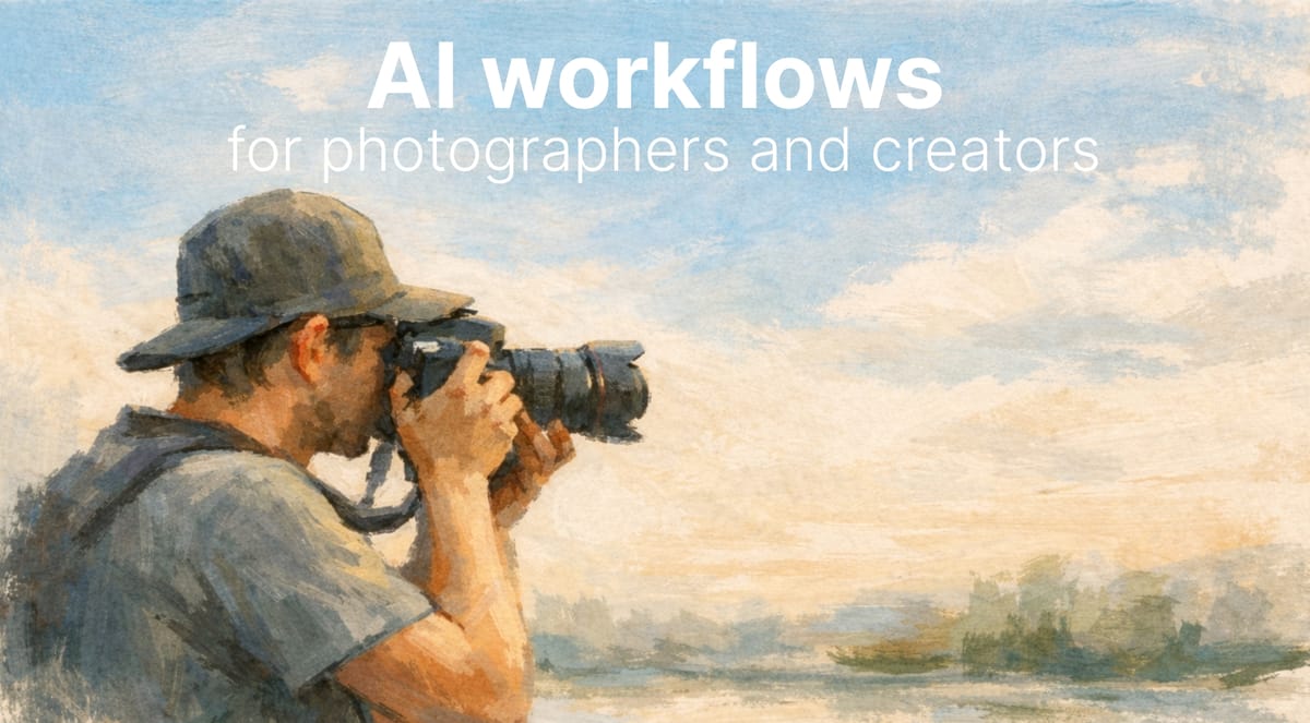 How photographers can use AI to speed up editing, upscaling, and delivery