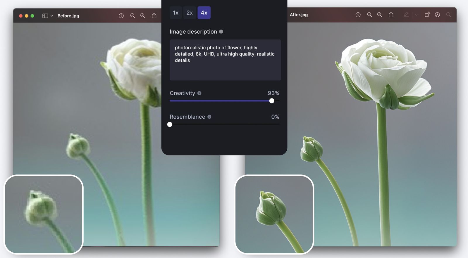Get Incredible Image Quality with Magic AI Upscaling - Let's Enhance