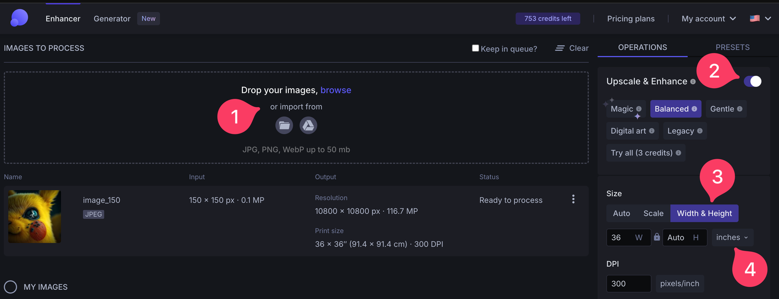 How to Upscale AI Images for Large Prints - LetsEnhance [2025]