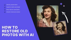 How to restore old photos with AI in 2026: Restore & upscale