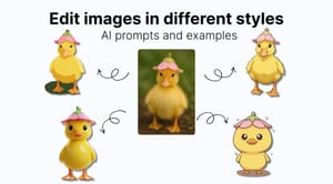 20+ AI image editing styles with copy-paste prompts