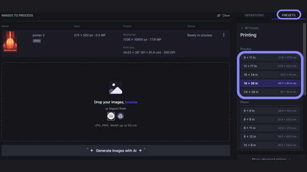 How to Blow Up Picture to Poster Size | Quick Guide