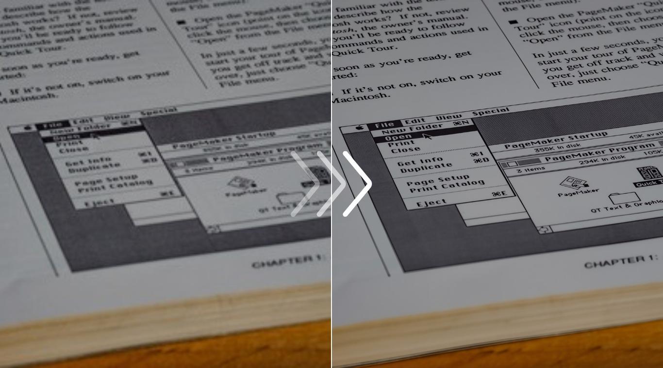 AI Text Enhancer to Unblur & Sharpen Text | LetsEnhance