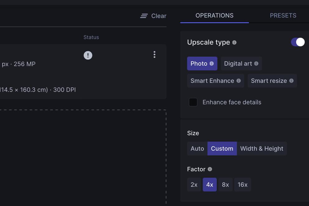 AI to upscale & enlarge image resolution to HD, 4K, 8K+ online ...