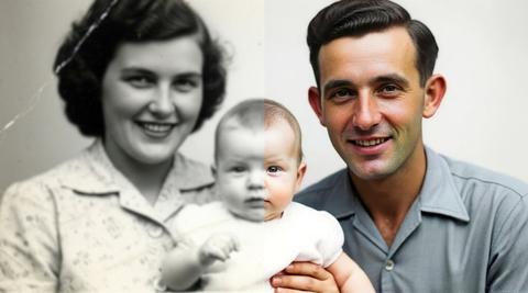 Restore Old Photos & Colorize with AI | LetsEnhance